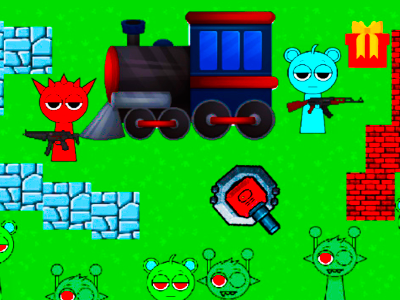 Sprunki Dead Rails 🕹️ Main dalam talian di Sgames