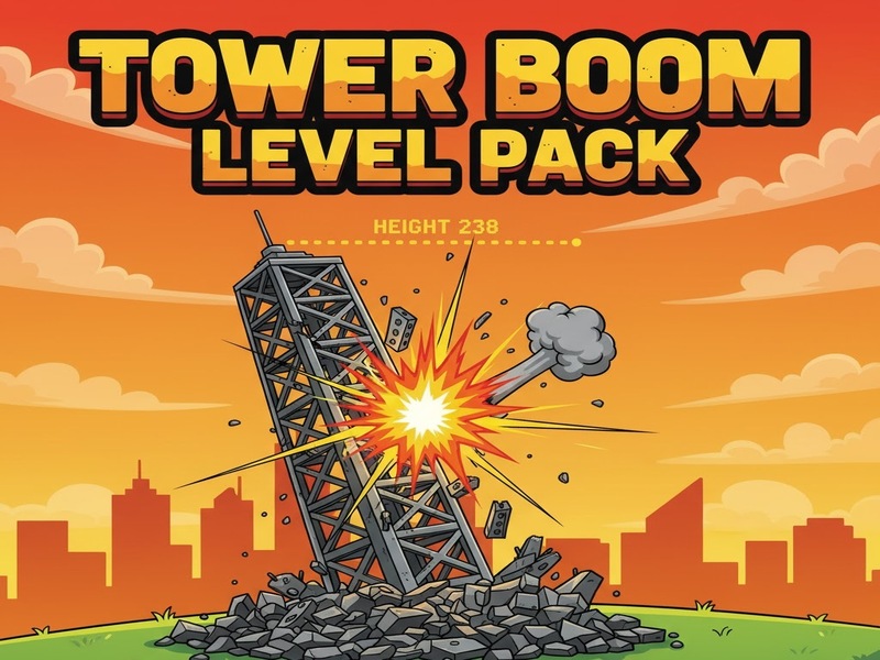 Tower Boom Level Pack 🕹️ Main dalam talian di Sgames