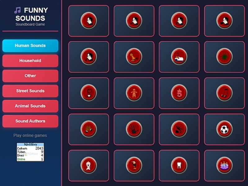 Funny sounds 🕹️ Main dalam talian di Sgames