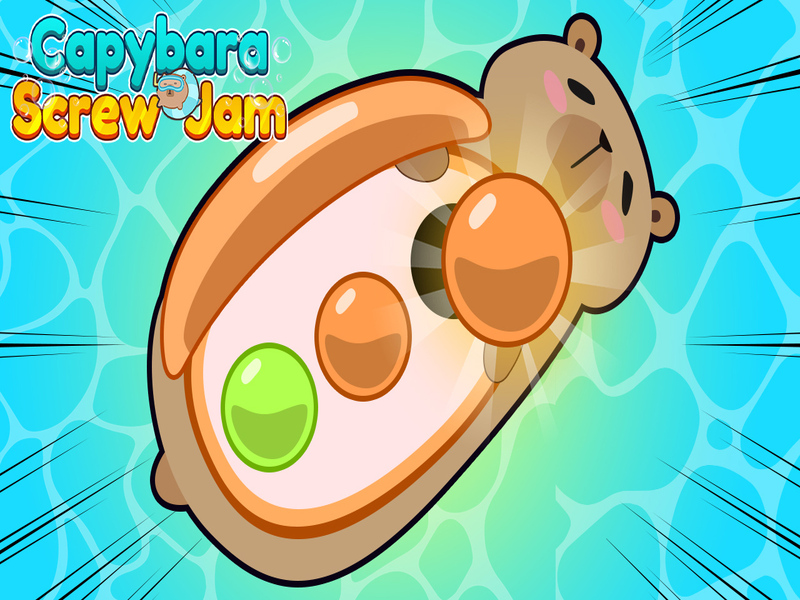 Capybara Screw Jam 🕹️ Main dalam talian di Sgames