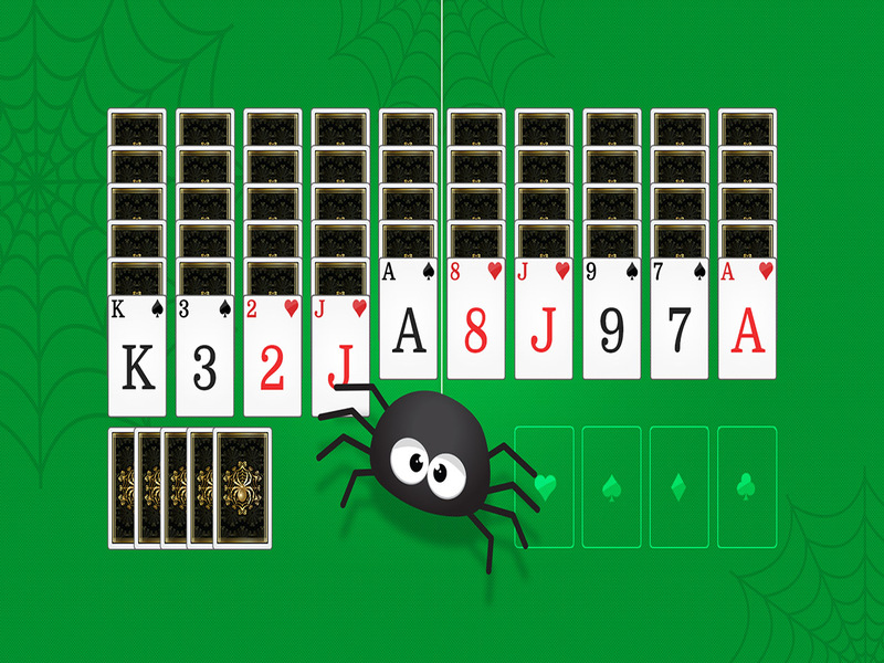 Spider Solitaire 🕹️ Main dalam talian di Sgames