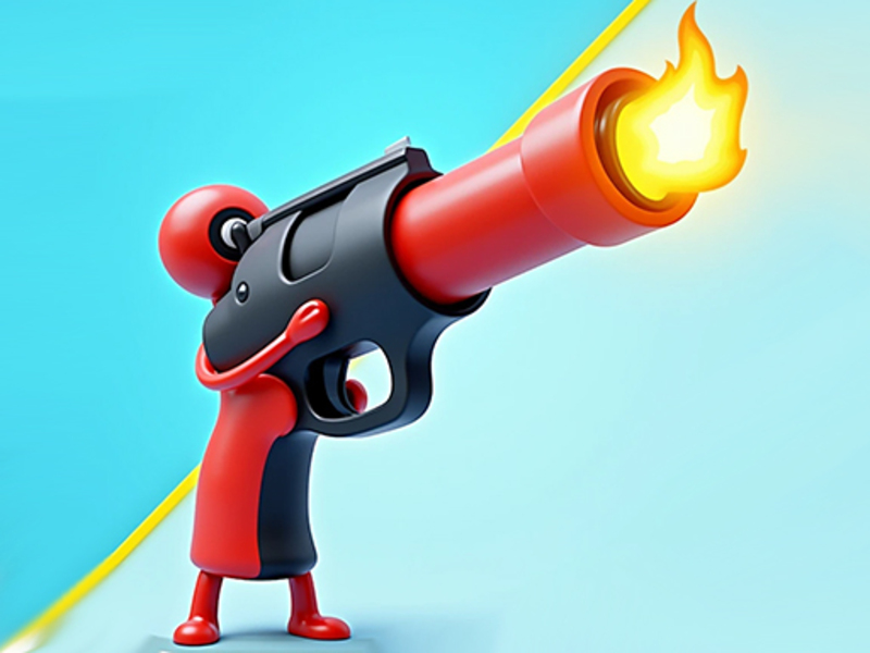Human Stickman Gun 🕹️ Main dalam talian di Sgames