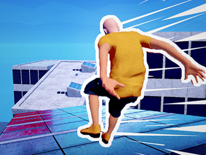 Rooftop Run 🕹️ Main dalam talian di Sgames