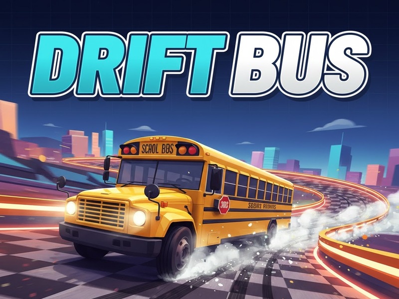Drift Bus 🕹️ Main dalam talian di Sgames